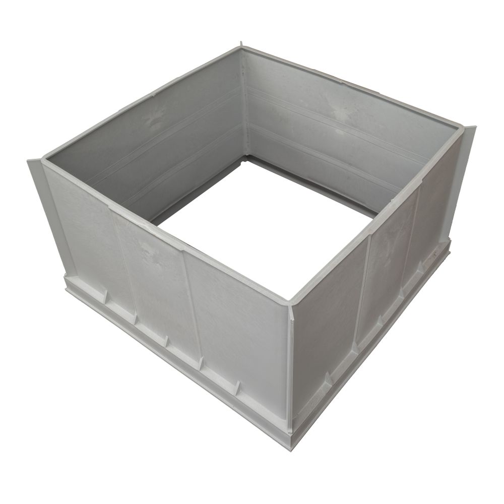 PP VERHOOG ANTI-CHOC 300X300MM H=100MM